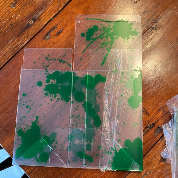 Funko | Toys | Blood Splatter Green Funko Pop Protectors | Poshmark
